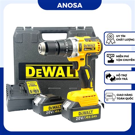 M Y Khoan Pin Dewalt V Kh Ng Ch I Than M Y Khoan C M Tay U Autolock Th P Mm Shopee Vi T Nam