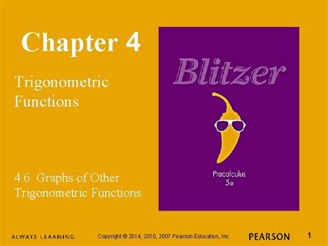 Chapter 4 Trigonometric Functions 4 6 Graphs Of