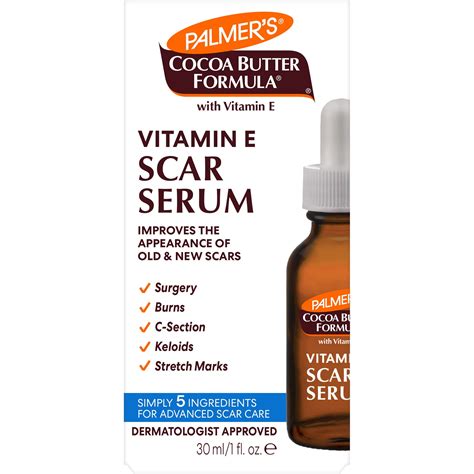 Palmers Cocoa Butter Scar Serum Vitamin E Concentrated Skin Oil 1 Fl