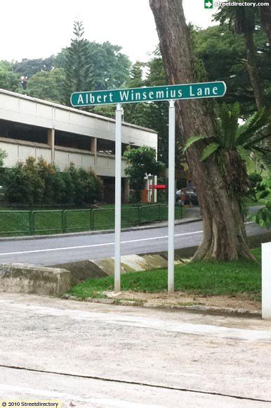 Albert Winsemius Lane Image Singapore