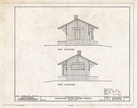Blueprint Habs Va2 Shad1 Sheet 4 Of 5 Chesapeake And Ohio Railway