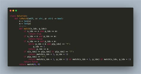 I Solved The Next Algorithms Task Today Wildcard Matching Given An