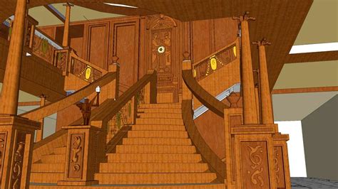 Grand Staircase Of Titanic 3d Model