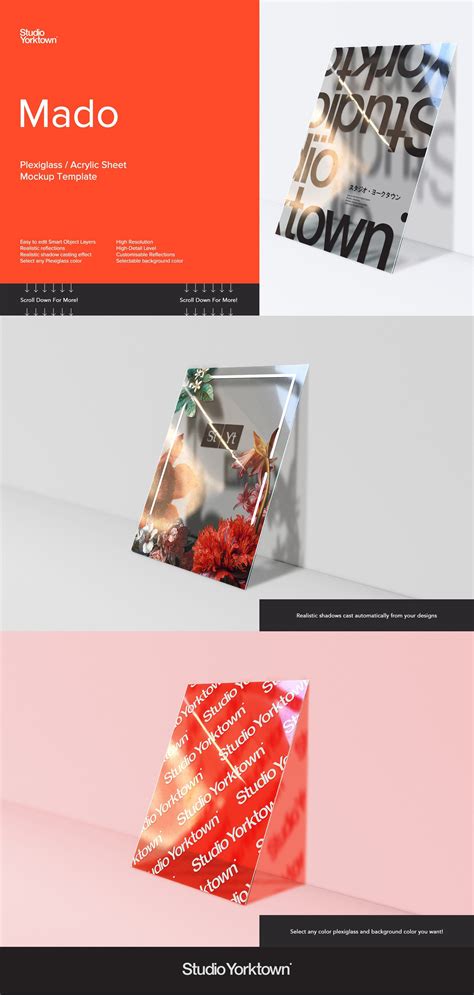 Mado Plexiglass Mockup Template Mockup Template Mockup Mockup Templates