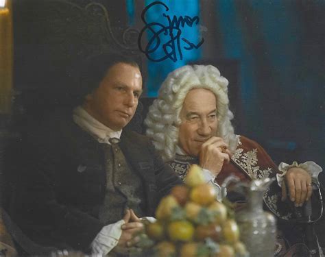 Simon Callow 10x8 Signed In Black Outlander Showmasters Comic Con