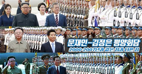 포토무비 문재인 김정은 평양회담2000·2007년과 같은 점과 다른 점