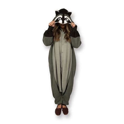 Raccoon Kigurumi Adult Onesie Costume Pajama By Sazac Kutame
