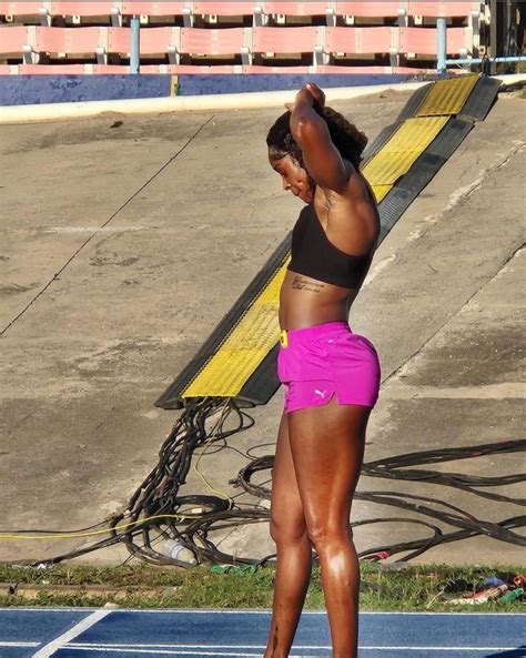 Elaine Thompson Herah Shows Us Scenes From Her Training And Says New