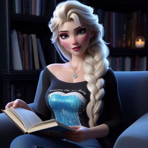Elsa Reading By Sully4 On Deviantart