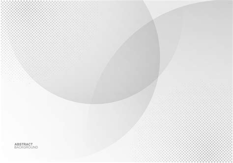 Abstract White And Gray Gradient Curved With Halftone Banner Background