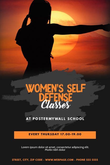 Free Self Defence Classes Flyer Artofit