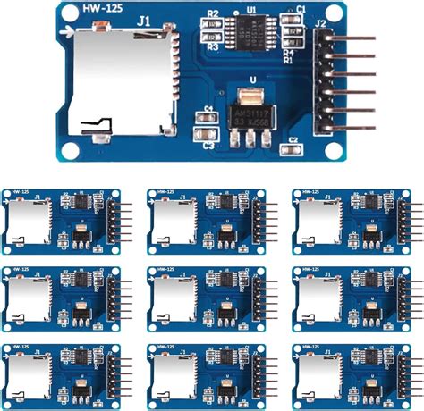 10pcs Micro Sd Card Module With Chip Level Conversion For Arduinosdhc