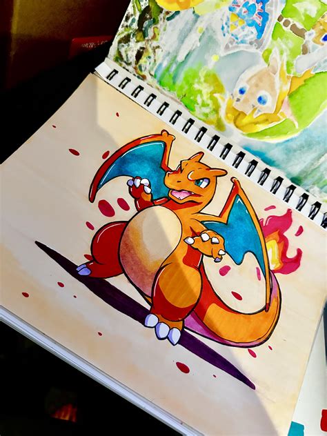 My Little Charizard Drawing Rpokemon