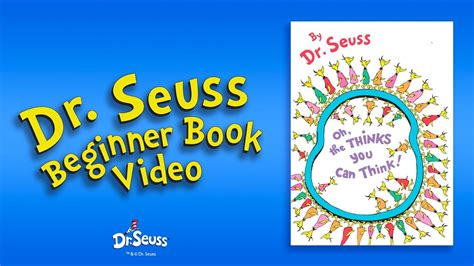 Drseuss Oh The Thinks You Can Think Dr Seuss Beginner Book Video