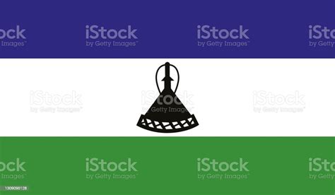 Highly Detailed Flag Of Lesotho Lesotho Flag High Detail National Flag
