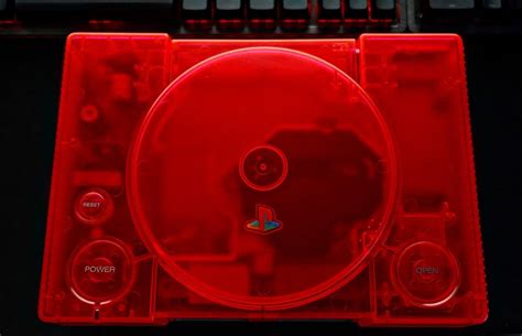 Rarest Psx Clear Shell Acquired Neon Red R Psx