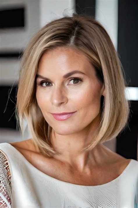 Classic Straight Chin Length Bob Thehairstyletrends