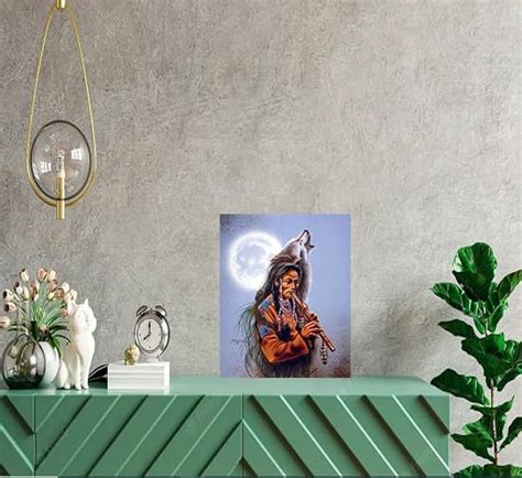 Native American Wolf Pote Tatoveringsdesign