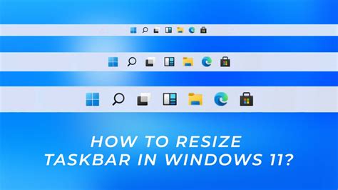 How To Resize Taskbar In Windows 11