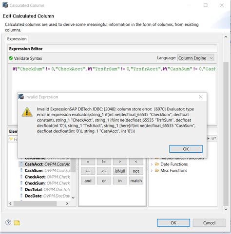 SAP HANA Calculated Column If Statement SAP Community