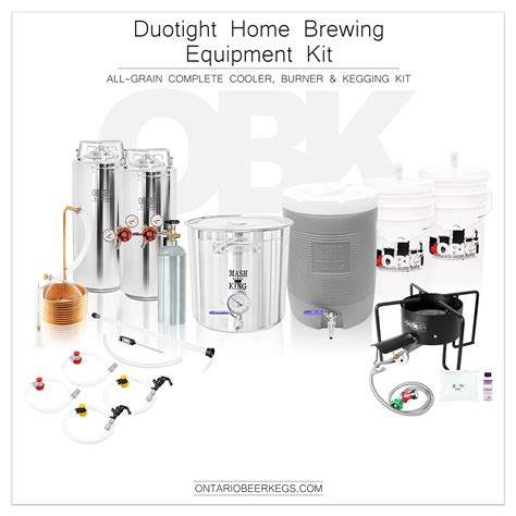 Duotight Complete All Grain Beginner Home Brewing Equipment Kit