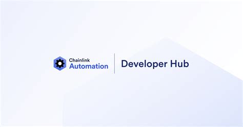 Chainlink Dev Hub Automation Resources
