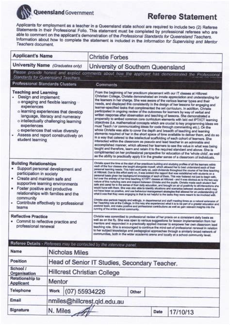 Referee Report Template Queensland Health 8 Templates Example Templates Example