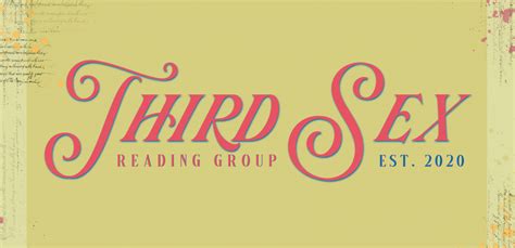 Third Sex Reading Group Victorian Popular Fiction Association