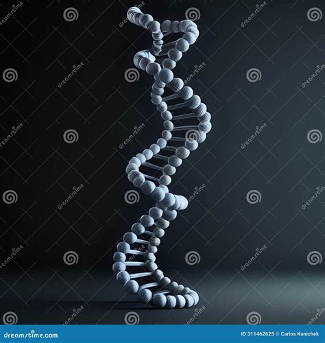Representation Of Human Dna Chain Generated By Ai Stock Illustration