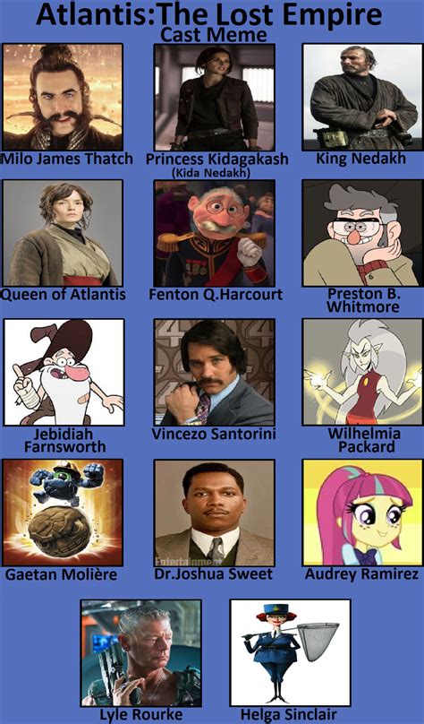 Atlantis The Lost Empire Recast Meme By Cindyter On Deviantart