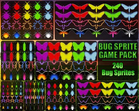 Bug Sprites Game Pack By Tri Angulum Studios