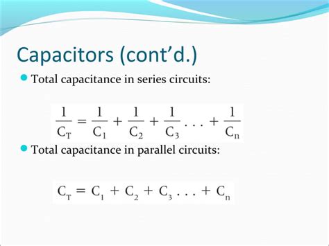 Capacitance Ppt