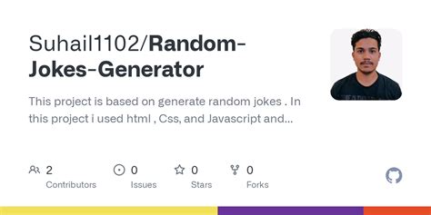 GitHub Suhail1102 Random Jokes Generator This Project Is Based On Generate Random Jokes In