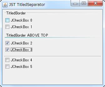 Java Swing Tips