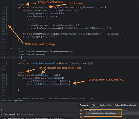 Incorrect Unused Element Warnings In Phpstorm Ides Support