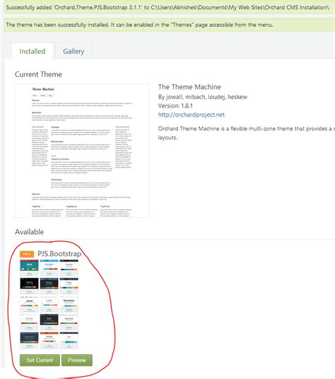 Installing Themes In Orchard Cms Orchard Project Orchard Cms Learn Orchard Cms Orchard Cms