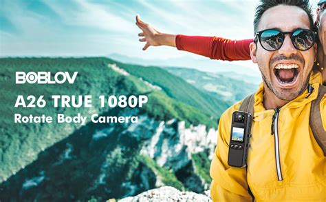 A26 Mini Body Police กล้อง 128gb Hd 1080p Night Vision 1700mah Audio