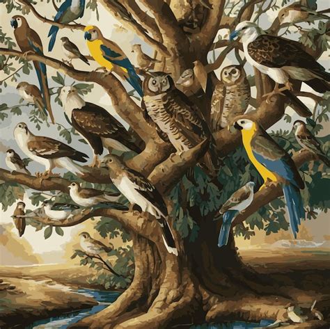 Vector Of A Bird Ilustration Premium Ai Generated Vector