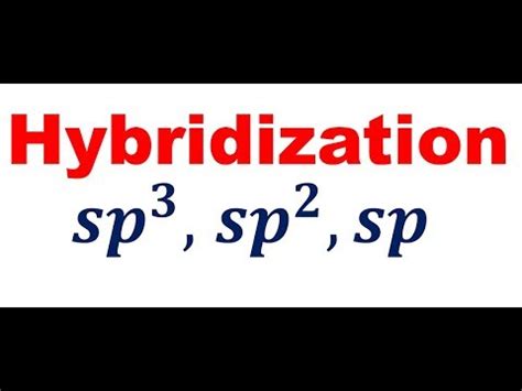 Hybridization In Carbon Sp Sp And Sp Basic Concept Of Organic Chemistry Class In Hindi