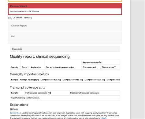 General Case Reports Generated In SCOUT Issue Clinical Genomics Scout GitHub
