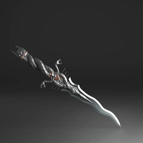 Serpent Dagger Low Poly Flippednormals