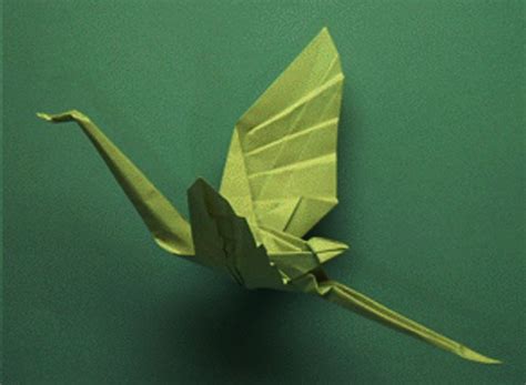 Origami Flying Crane How To Fold An Origami Crane Step By Step