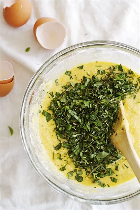 Herb Cornbread Girl Versus Dough