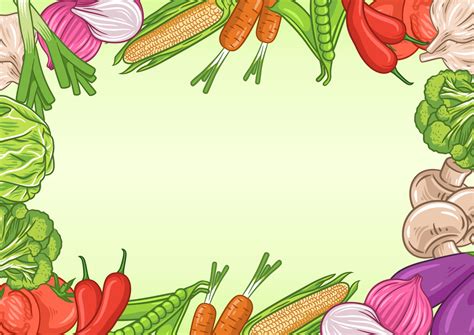 Vegetables Background With Text Space 6033980 Vector Art At Vecteezy