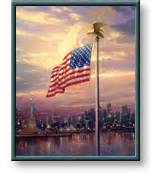 Thomas Kinkade The Light Of Freedom Christ Centered Art