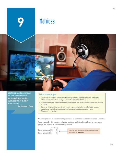 Further Maths Matrices Pdf