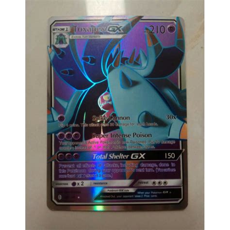 Jual Kartu Pokemon Toxapex Gx Shopee Indonesia