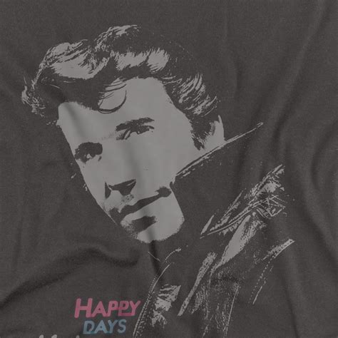 Happy Days Unisex Adult Cool The Fonz T Shirt Discounts On Great Brands