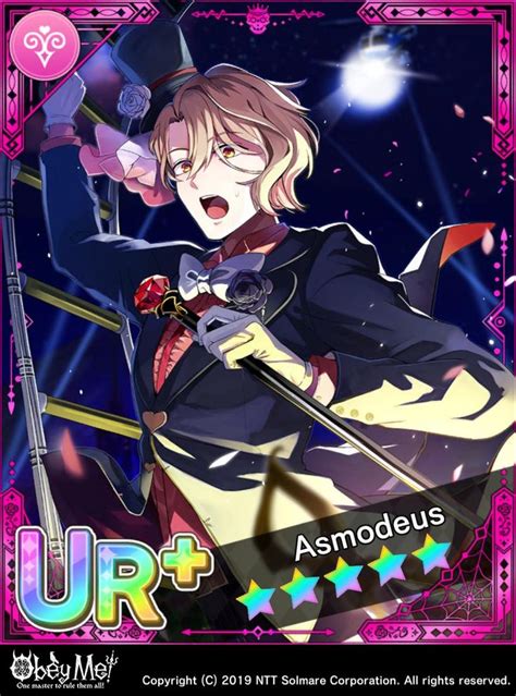 Asmodeus Obey Me Obey Me Boy Art Favorite Character