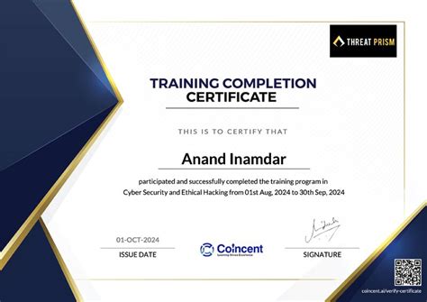 Cybersecurity Ethicalhacking Professionaldevelopment Lifelonglearning Anand Inamdar